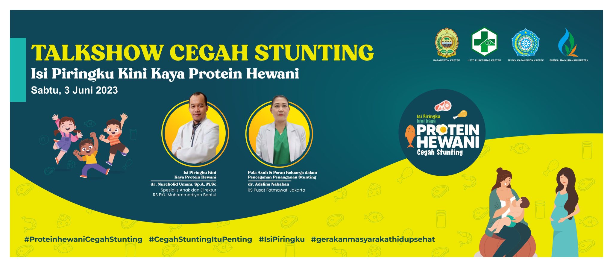 Cegah Stunting Isi Piringku Kini Kaya Protein Hewani Talkshow Banner ...